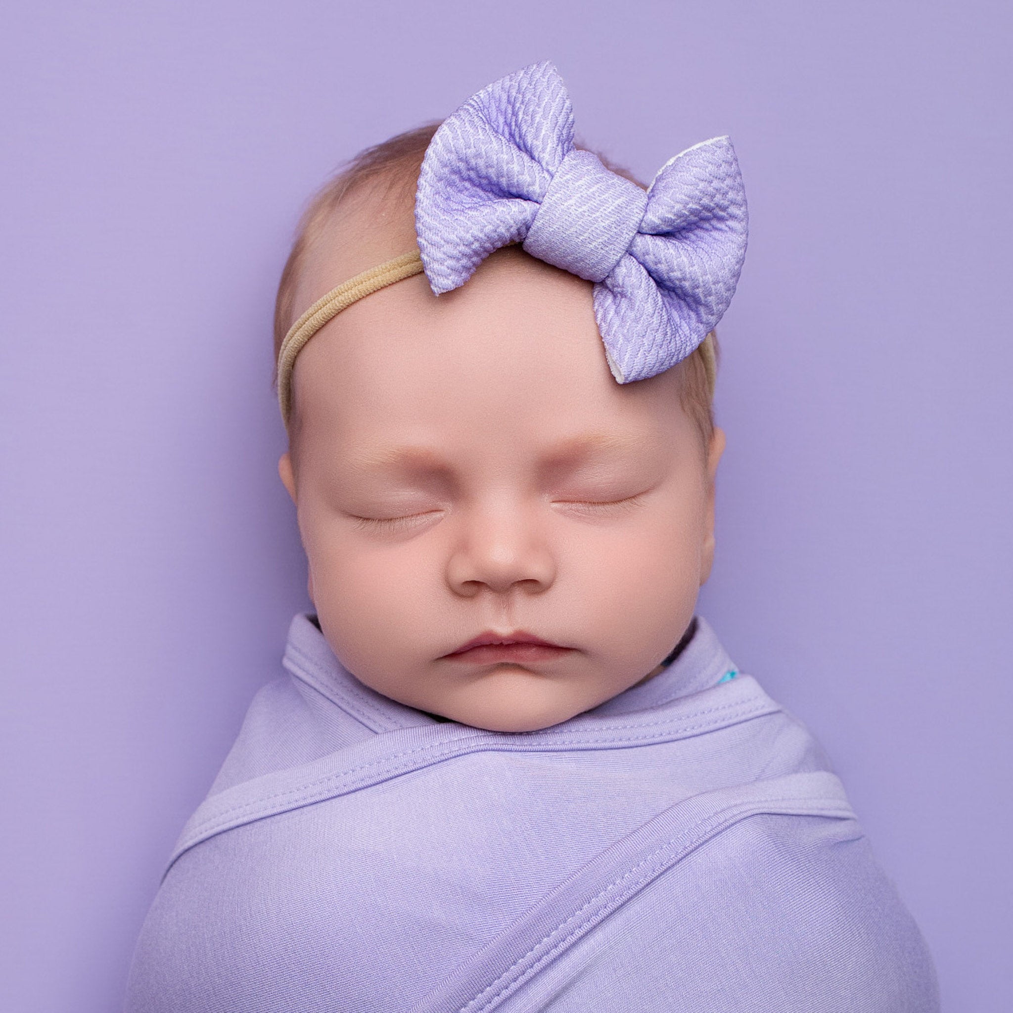 Small Nylon Bow Headbands for Babies | Little Popp Crew