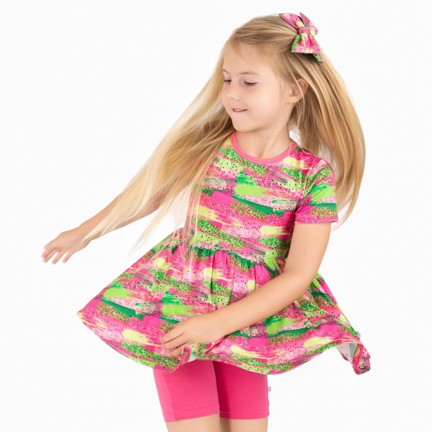 Bamboo Peplum Top & Shorts Sets - Girls, Toddler & Kids – Little Popp Crew