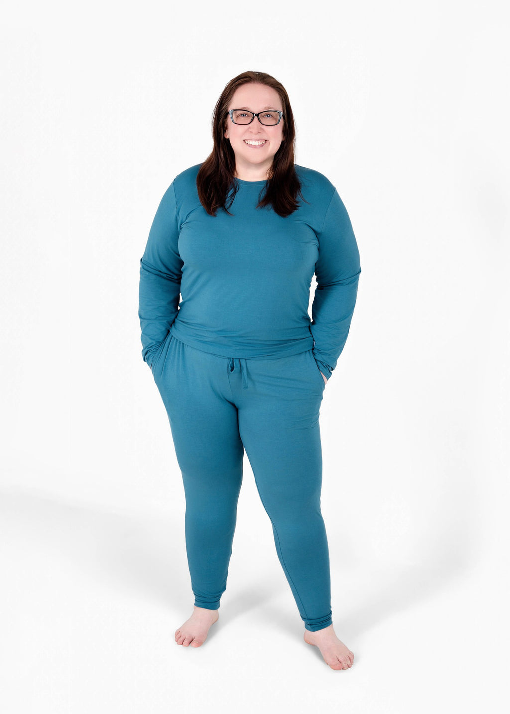 Bamboo Women's Pajamas, Sleepwear, Pants, Joggers, Bottoms| Regal Blue ...