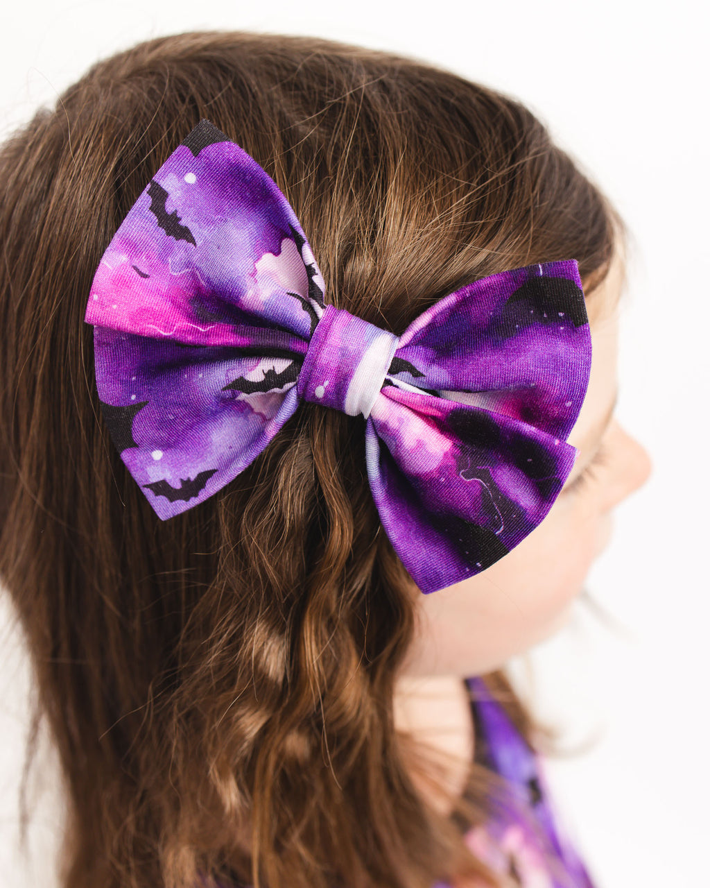 Bamboo Big Clip Bow-Baby, Toddler, Girl, Kid | Twilight Bats/Halloween ...
