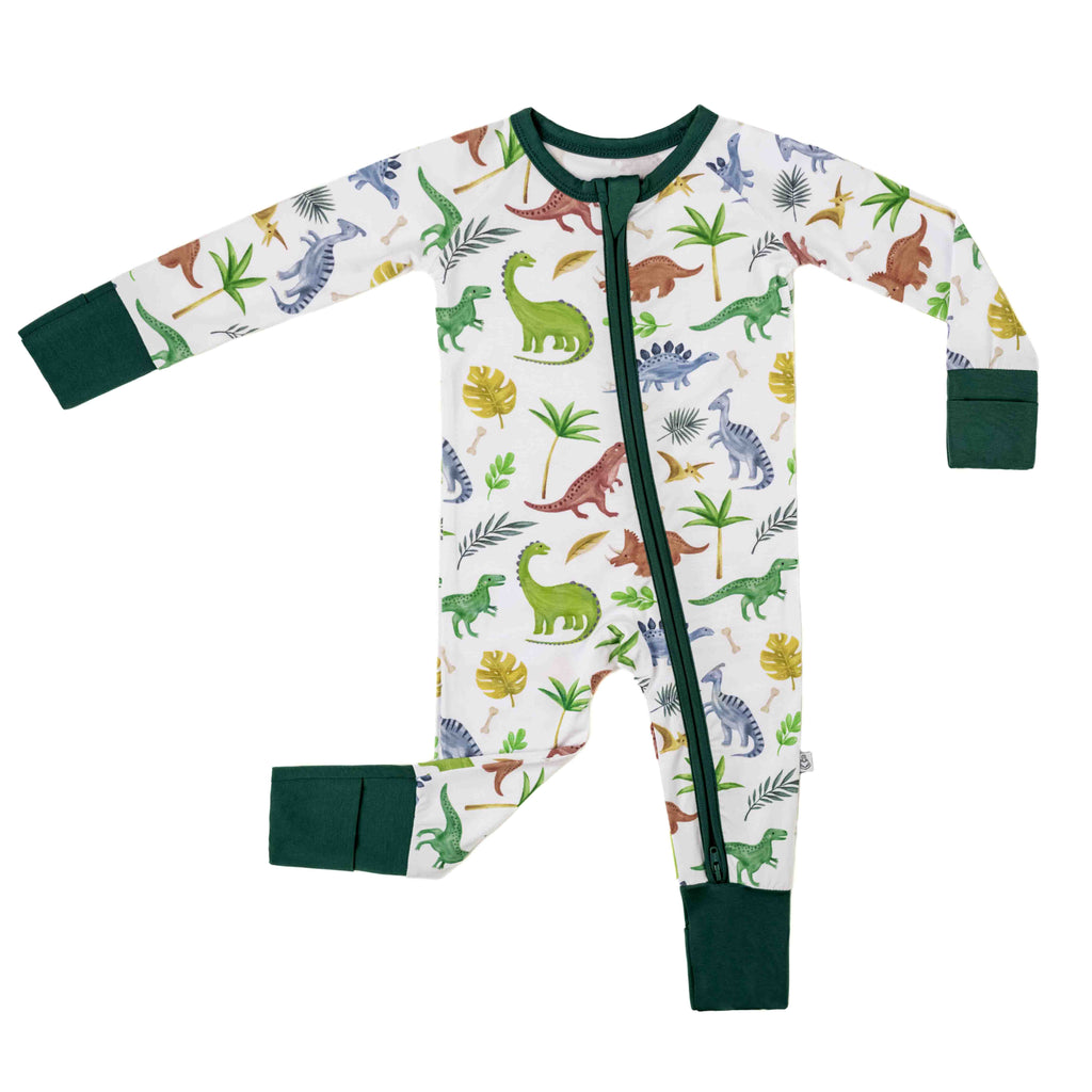 Bamboo Zippy Pajama/Sleeper for Baby/Infant/Toddler/Kid |Dinosaur Land ...