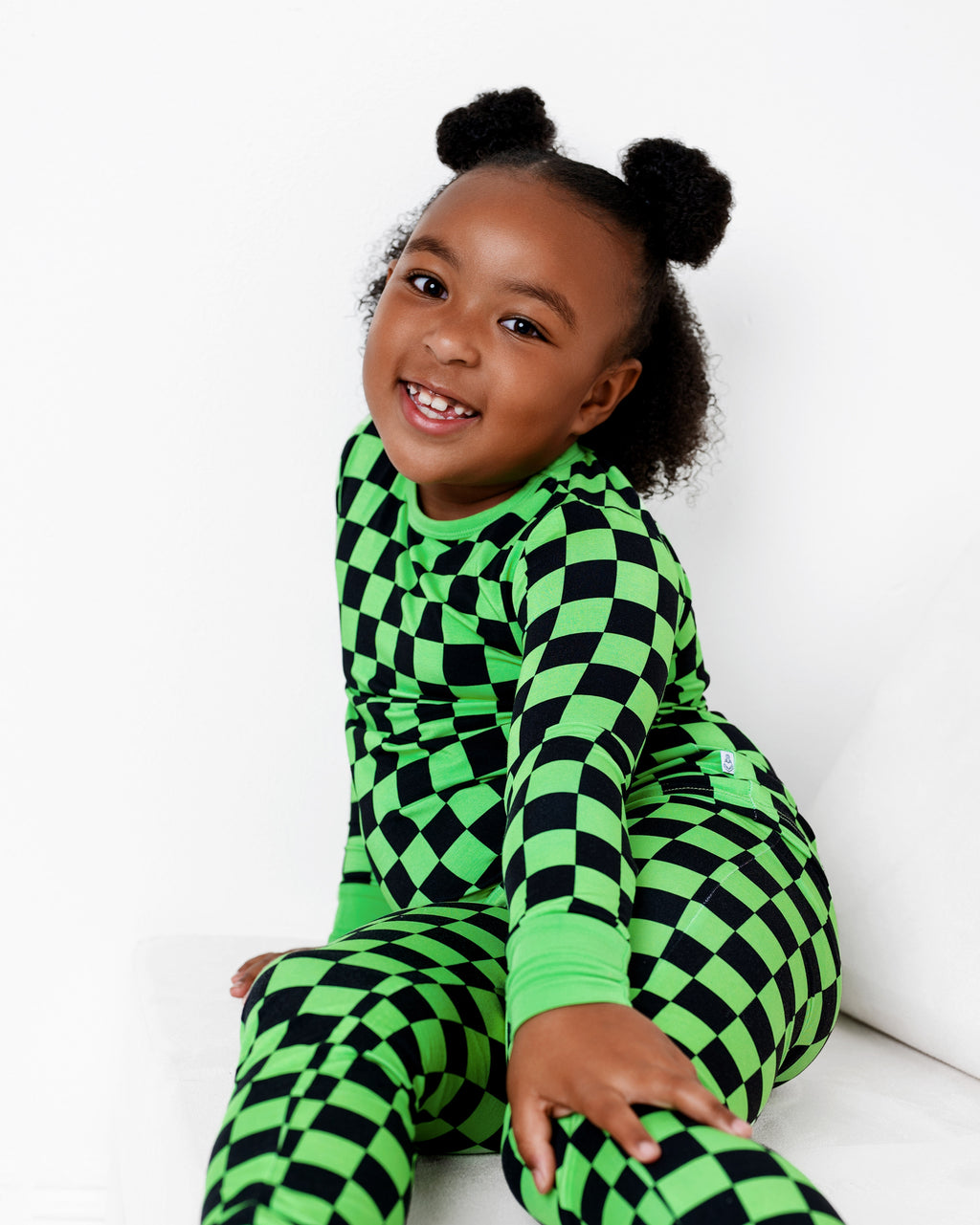 Bamboo Pajamas for Babies, Toddlers, Boy, Girl & Kids | Green Checkers ...