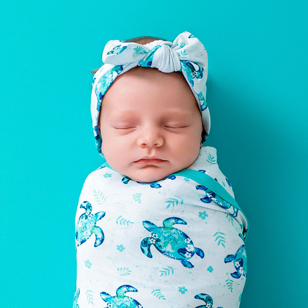 Bamboo Headband Bow - Baby, Girls, Toddlers & Kids | Sea Turtles ...