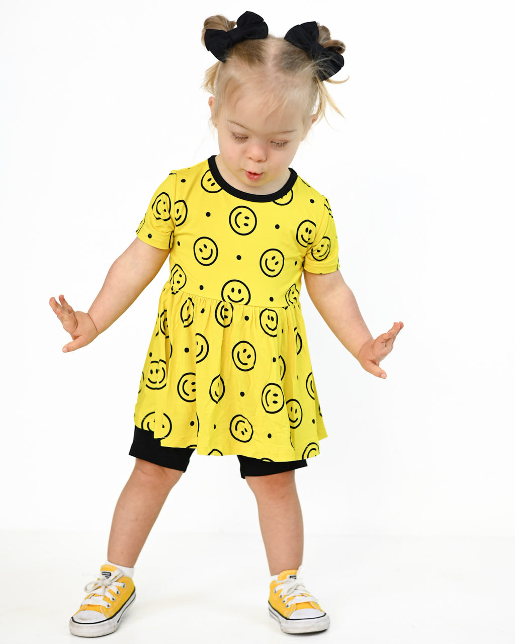Bamboo Toddler Peplum Top & Shorts-Apparel- Girls, Kids | Happy Smiles ...