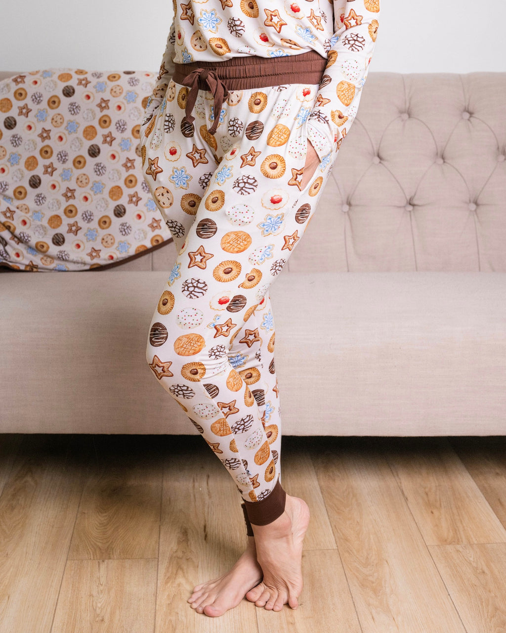 Christmas Bamboo Women's Pajamas, Sleepwear, Pants | Cookie Swap ...