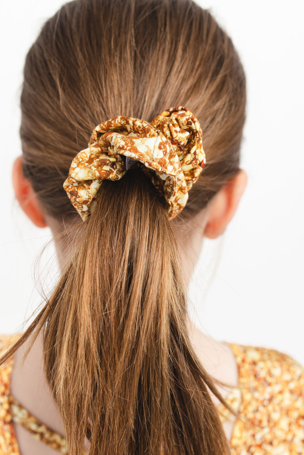 Bamboo Hair Scrunchies - Toddler, Girls, Kids, Women | Gold Shimmer ...