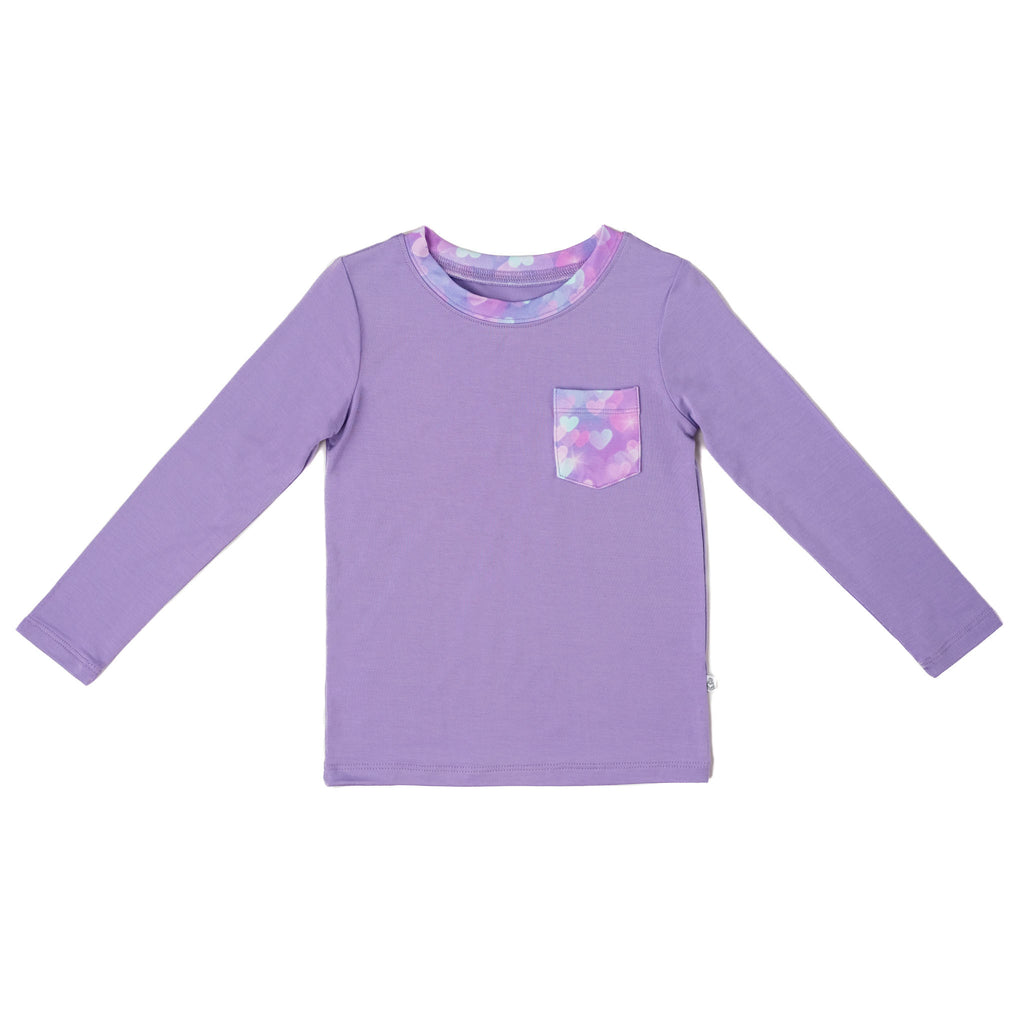 Bamboo Pocket Tee Shirts, Daywear for Toddlers & Kids | Purple – Little ...