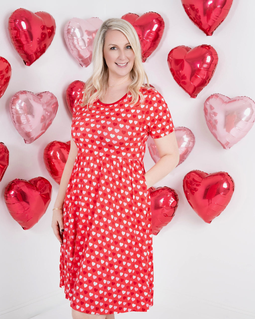Bamboo Women's Dress - Adults | Sweet Little Hearts | Valentine's ...